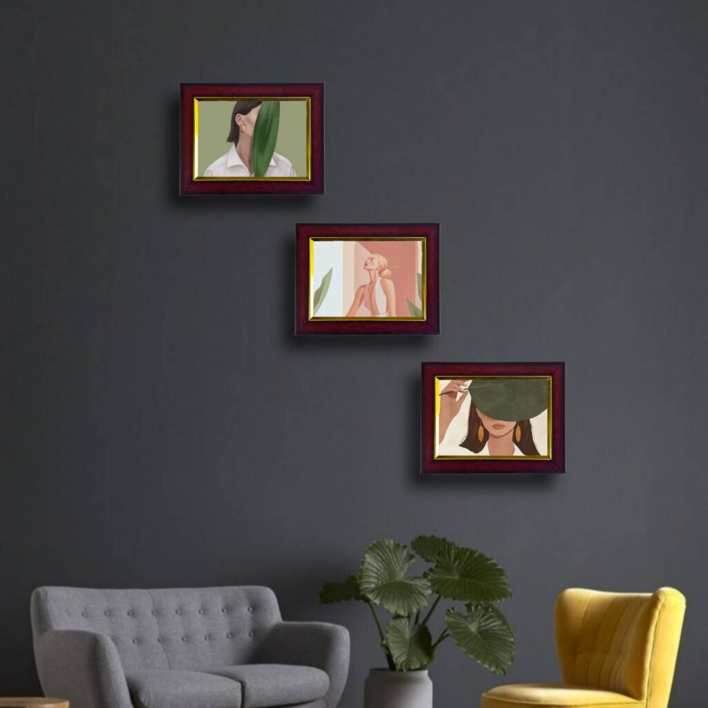 Royal Maroon Photo Frame - Beautiful Premium Finish